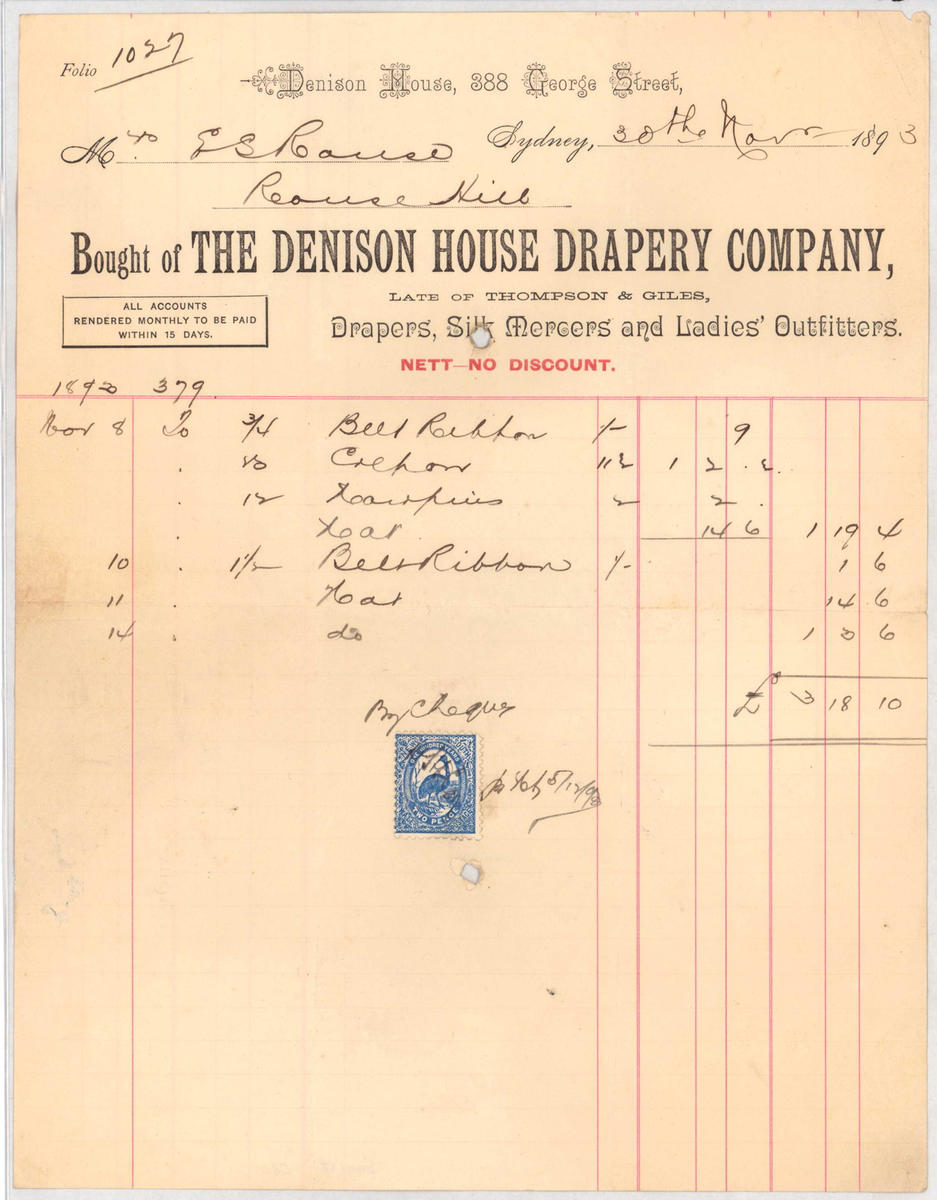 Document - Museums of History NSW