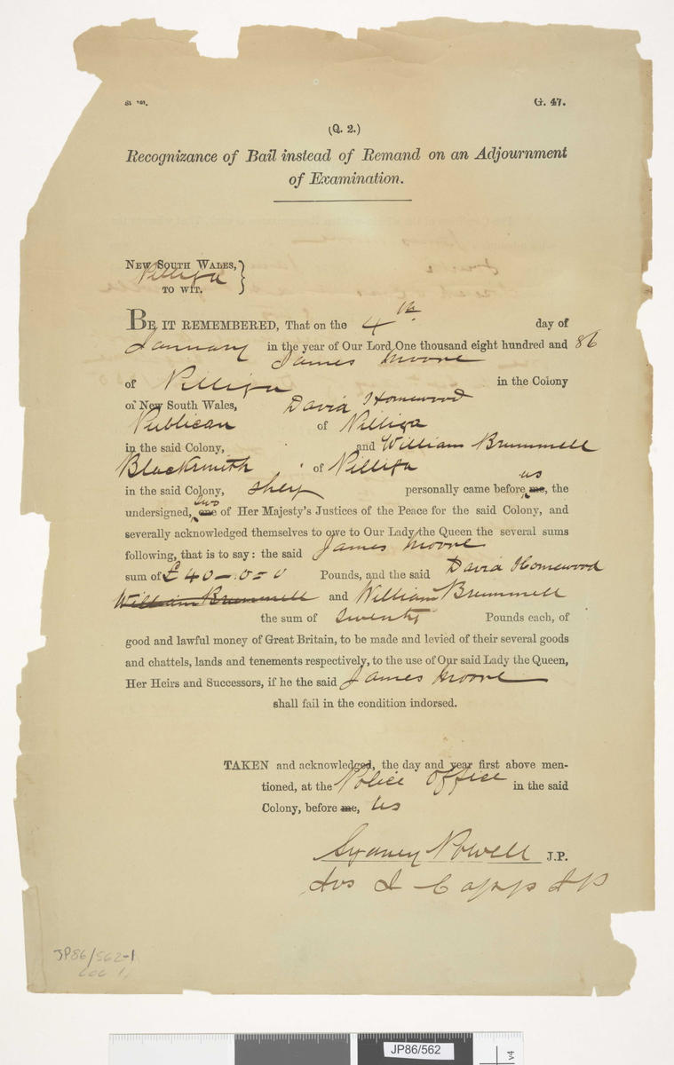 Document - Museums of History NSW