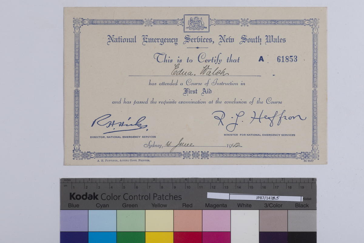 Document - Museums of History NSW