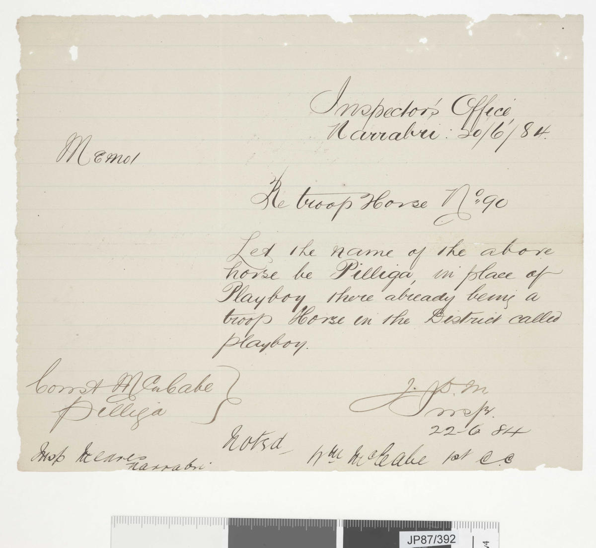 Document - Museums of History NSW