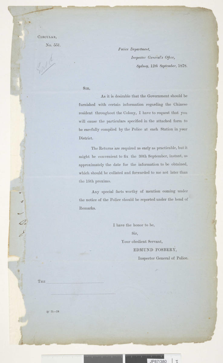 Document - Museums of History NSW