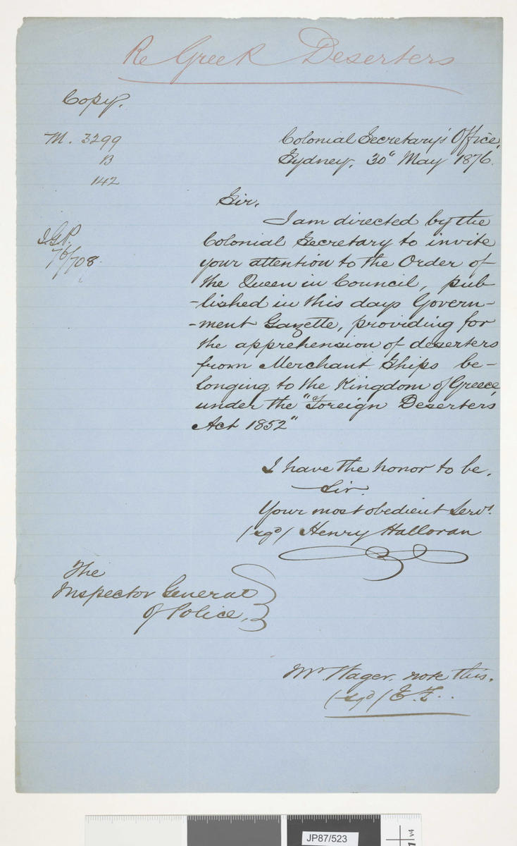 Document - Museums of History NSW