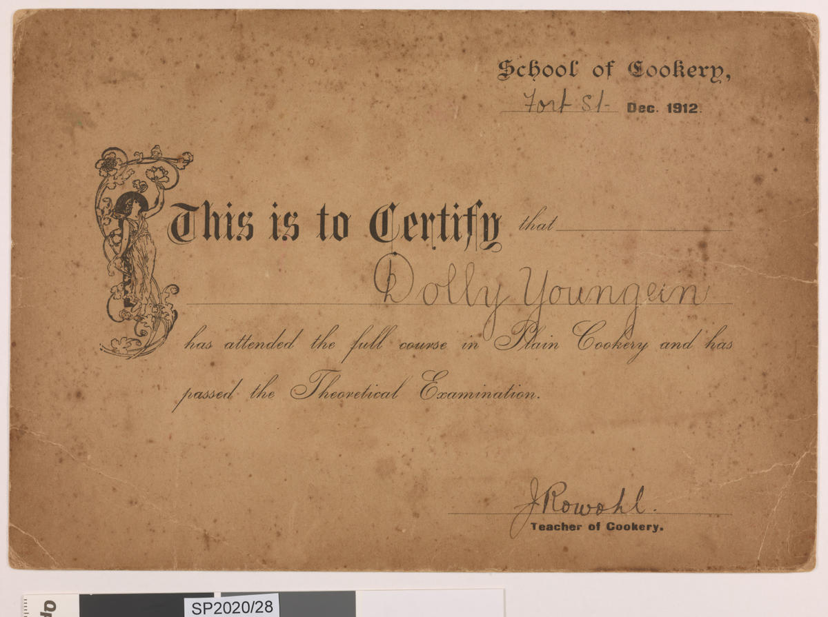 Certificate - Museums of History NSW